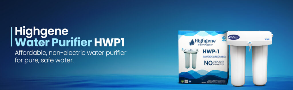 Highgene Water Purifier (HWP-1) | Compact, Portable, Powerful